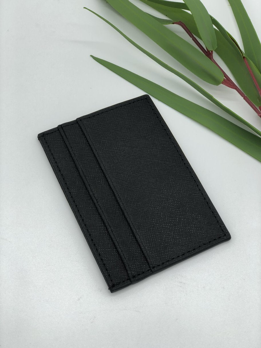 Newton Card Holder in Black – Commune Wear